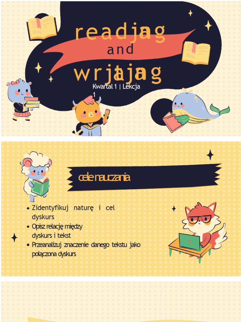 Tekst Jako Połączona Dyskurs | PDF