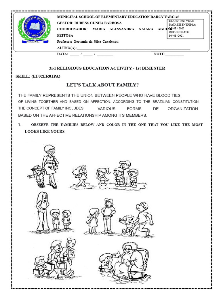RELIGIOUS EDUCATION ACTIVITIES | PDF