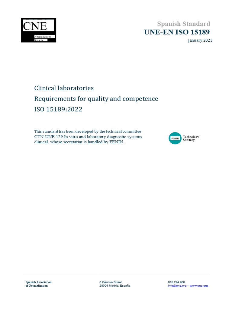 ISO 15189:2022 Quality Standards for Labs | PDF | Accuracy And ...