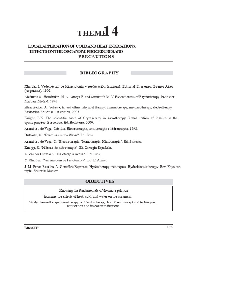 Local Cold and Heat Therapy Guide | PDF | Vasodilation | Thermoregulation