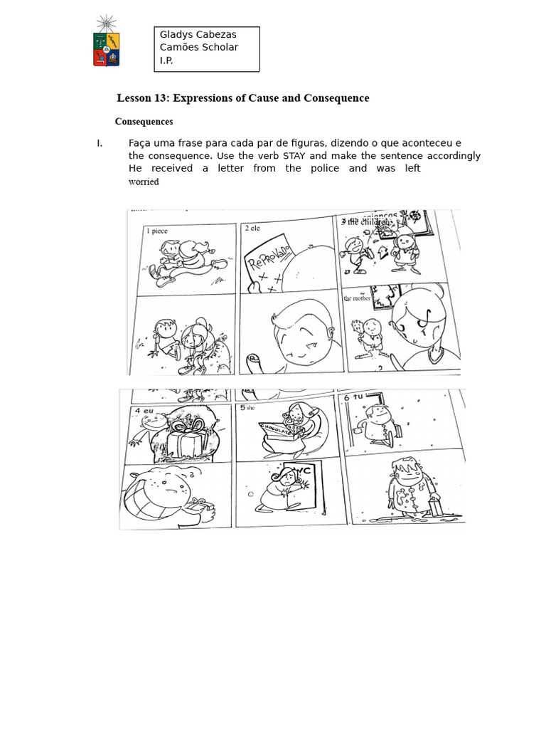 Cause and Consequence Expressions Lesson | PDF | Storm Drain | Flood