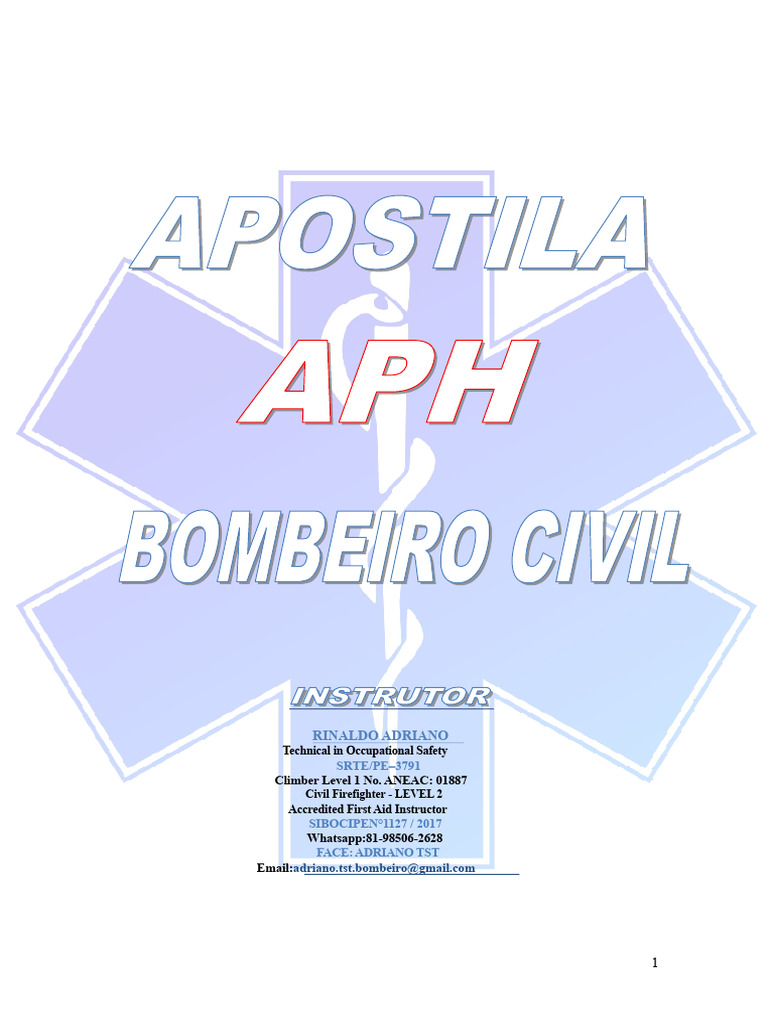 Manual - Civil Firefighter First Aid PDF (Adriano TST) | PDF ...