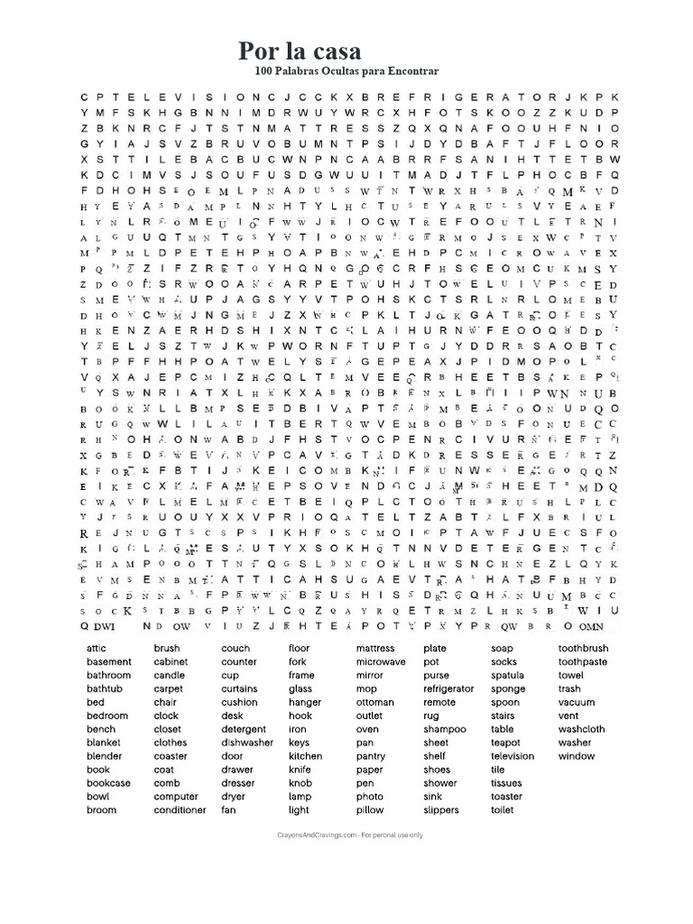 100 Palabras Dificiles Busqueda de Palabras Gratuita Imprimible PDF | PDF