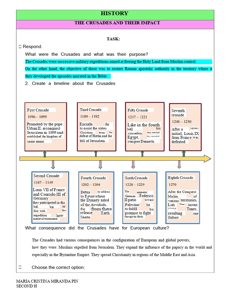 THE CRUSADES AND THEIR IMPACT | PDF