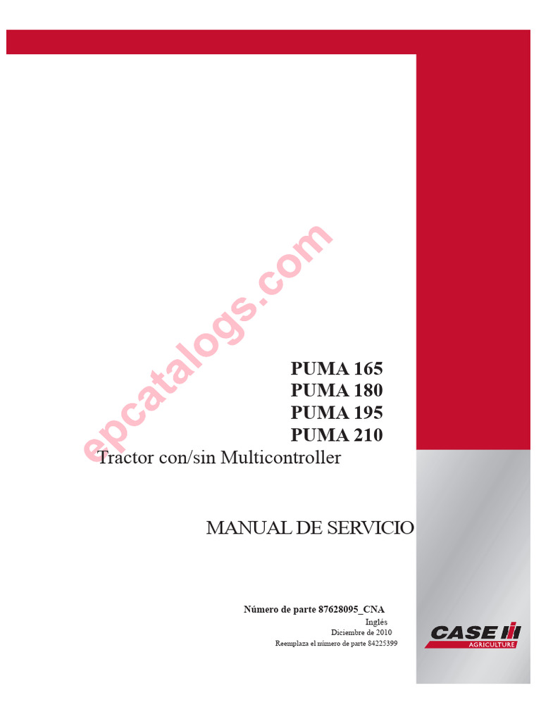 Manual de Servicio | PDF | Eje | Poder (Física)