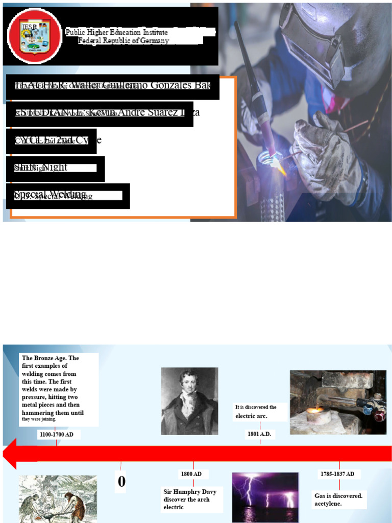 History of Welding Innovations | PDF | Welding | Construction