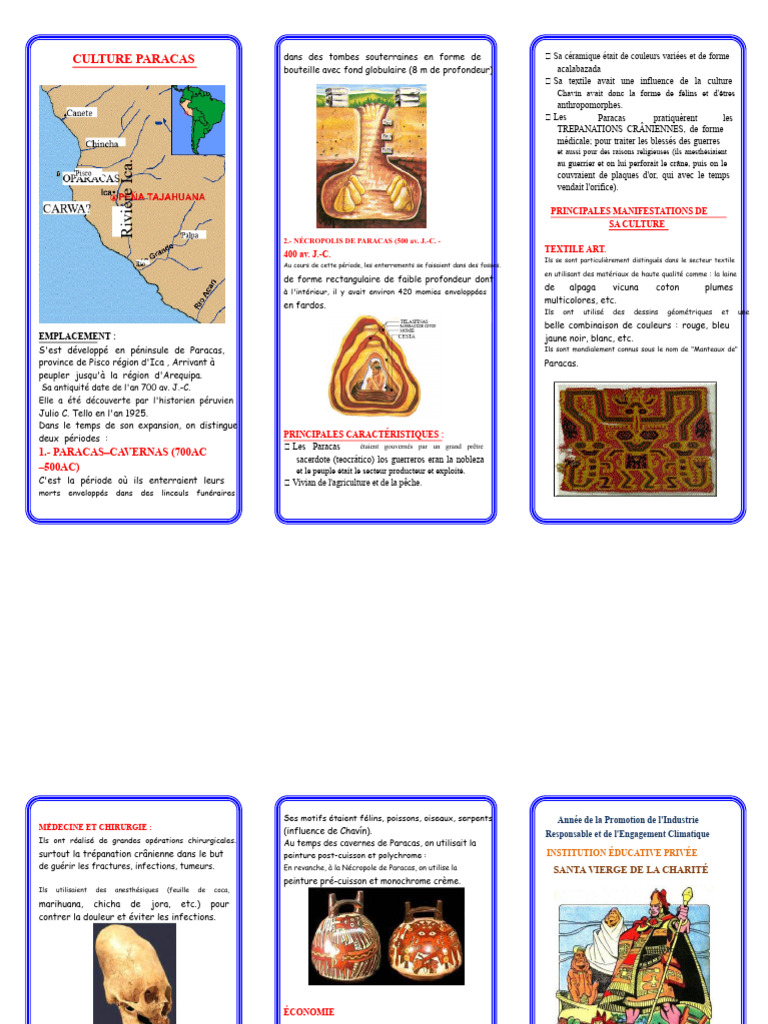 Culture Paracas : Céramique et Textile | PDF