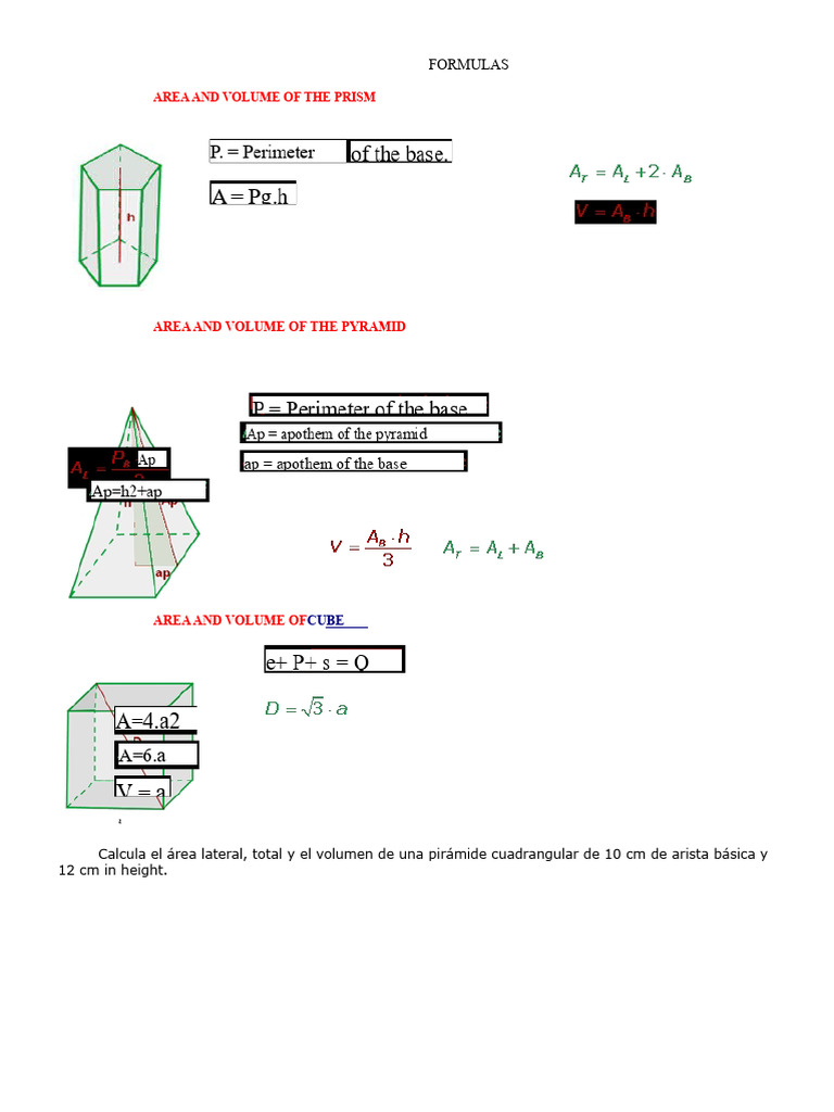 SOLVED EXERCISES PYRAMIDS | PDF