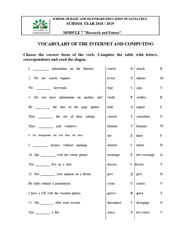Vocabulary of the Internet and Computer Science | PDF | Software ...