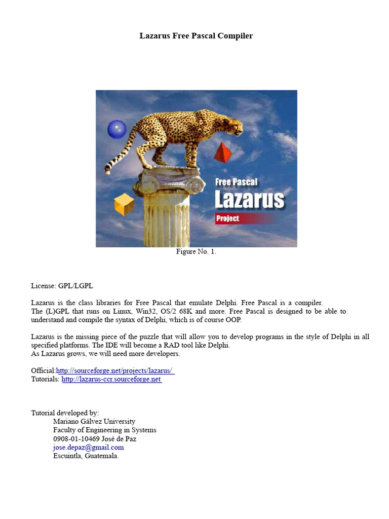 Lazarus Tutorial | PDF | Databases | My Sql