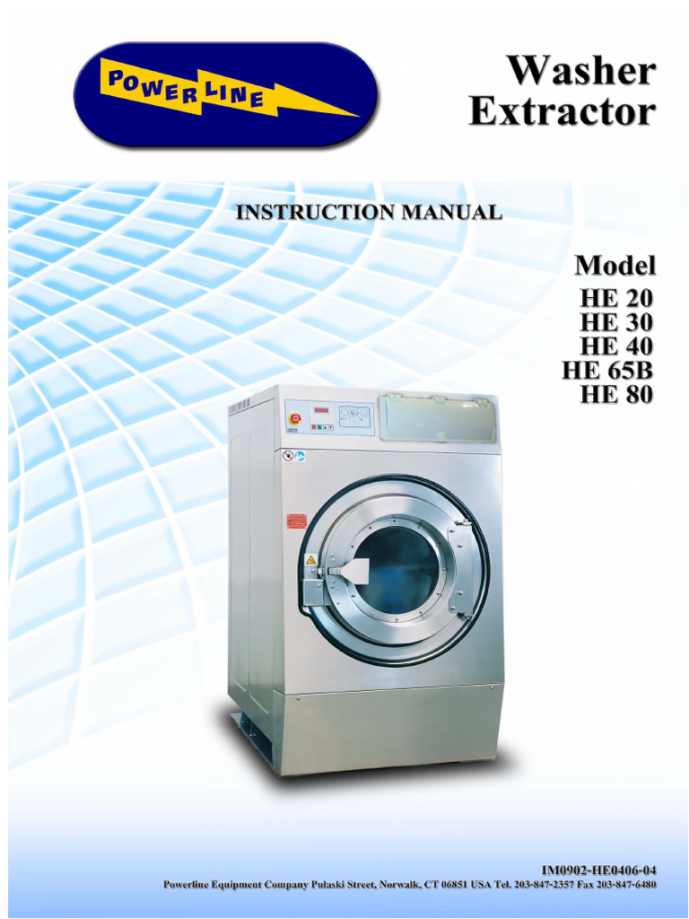 HE20 30 40 65B 80 (12 Programas) 65-B (Manual de Instrucciones) | PDF ...