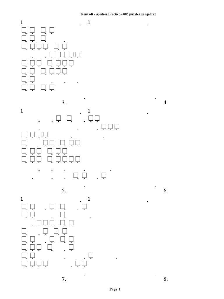 Neistadt - Ajedrez Practico - 803 Puzzles de Ajedrez PARA RESOLVER ...