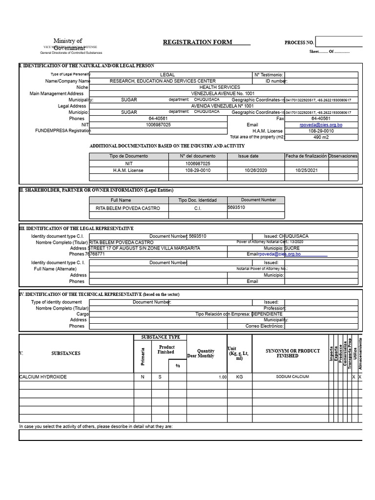 Forms For Controlled Substances | PDF | Identity Document