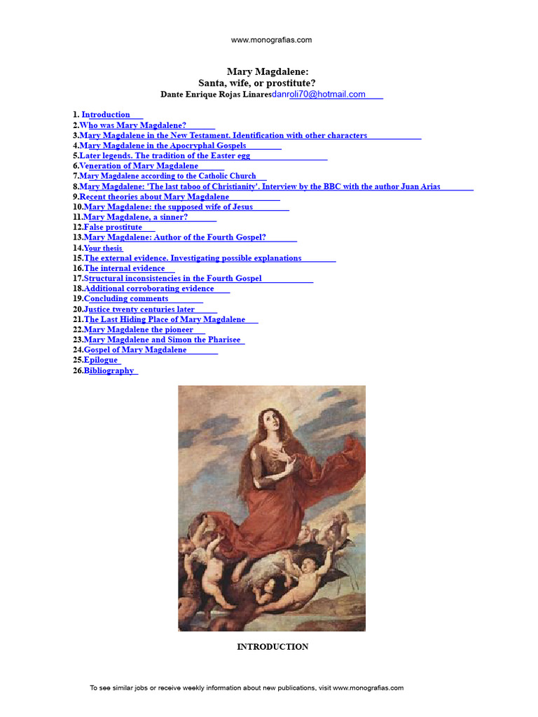 Mary Magdalene | PDF | Mary Magdalene | Jesus