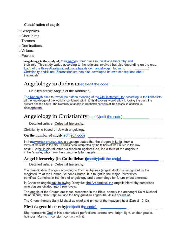Understanding Angel Hierarchies and Roles | PDF | Angel | Lucifer