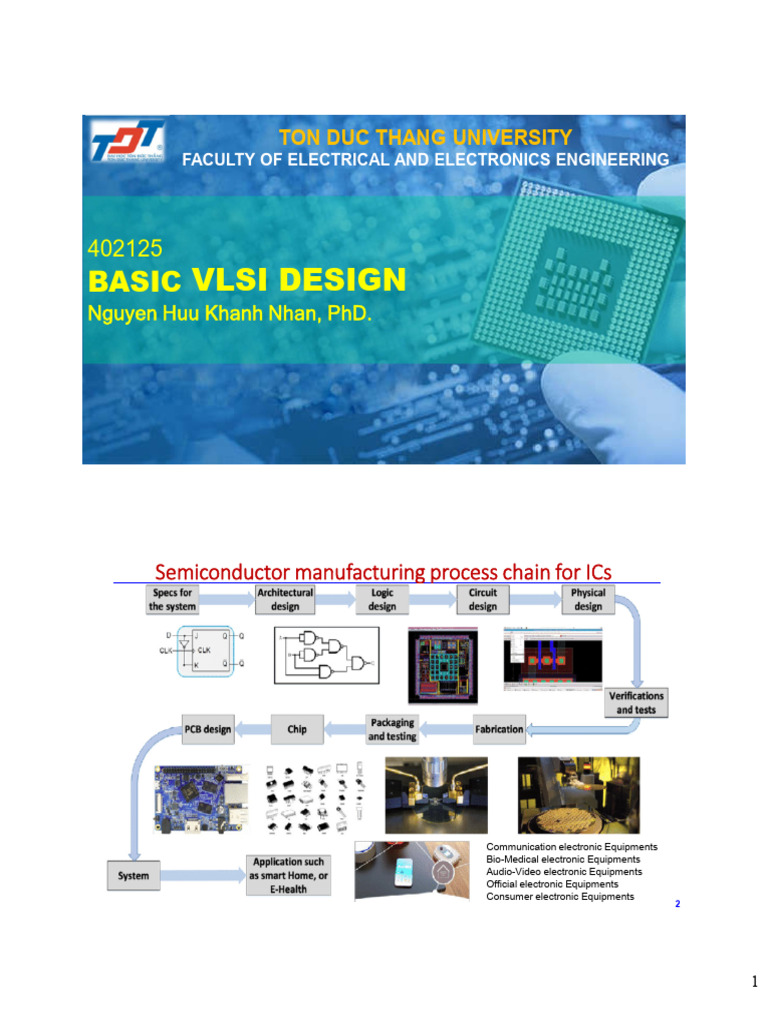 VLSI - Chapter 0 | PDF | Electronics | Cmos