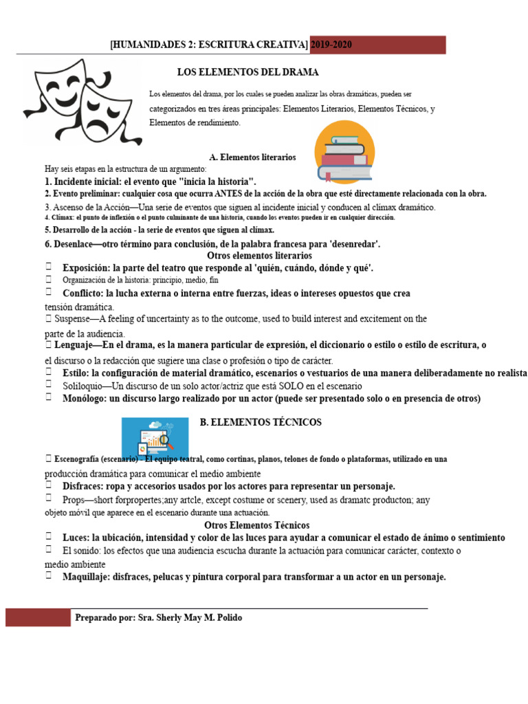 Elementos y Tipos del Drama | PDF | Tragedia | Teatro