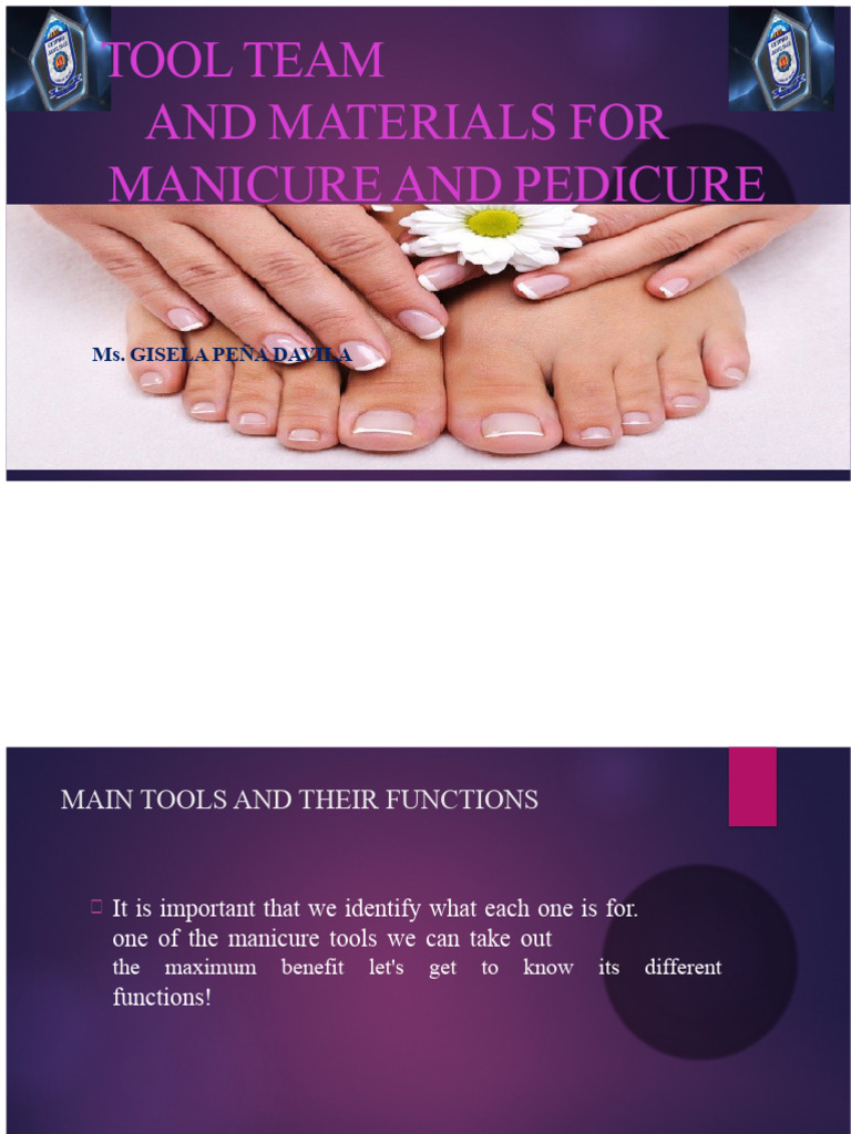 Essential Manicure and Pedicure Tools Guide | PDF | Nail (Anatomy)