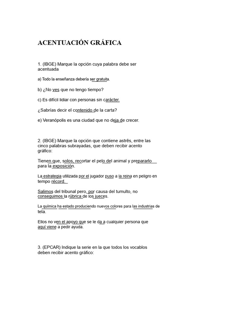 Reglas de Acentuación Gráfica en Español | PDF | Lingüística