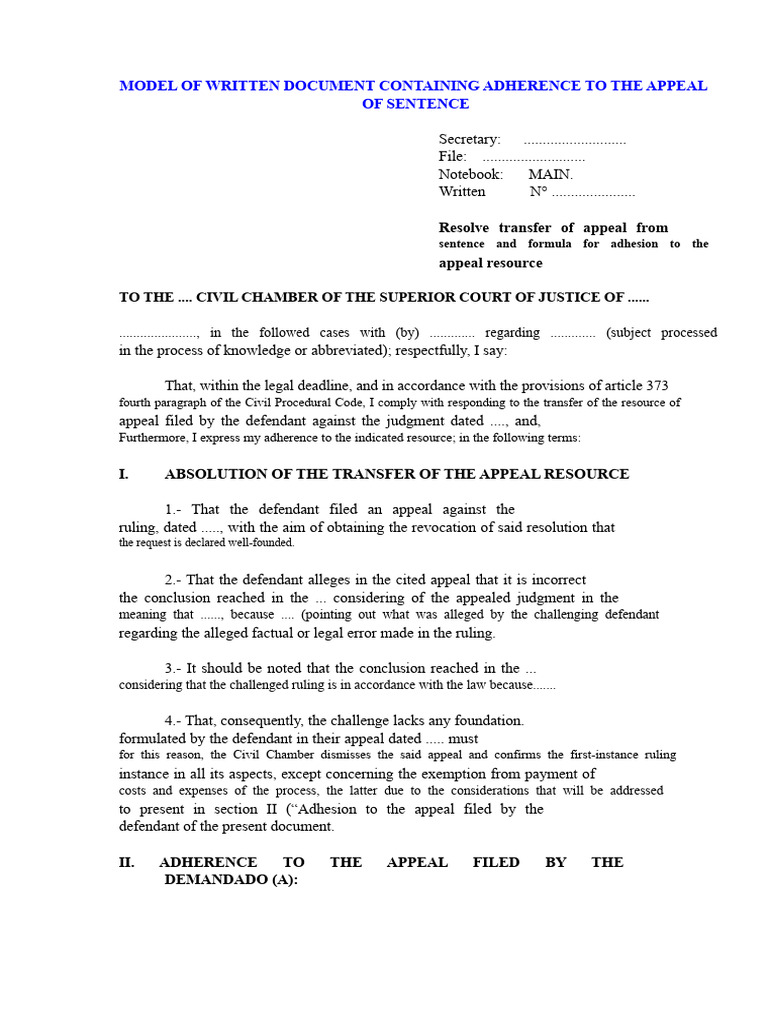 appeal | PDF | Appeal | Judgment (Law)