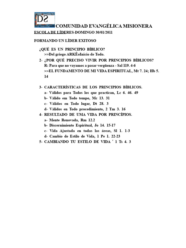 Formando un líder de éxito | PDF