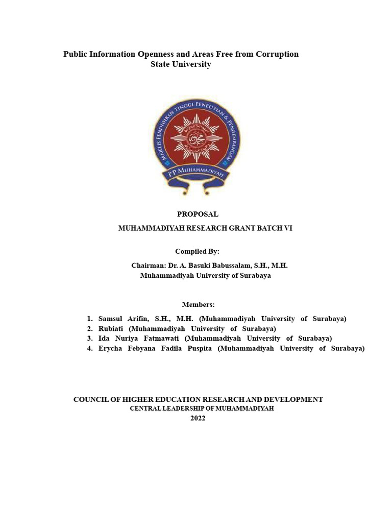 Your Research Proposal Revision | PDF | Governance | Government Budget