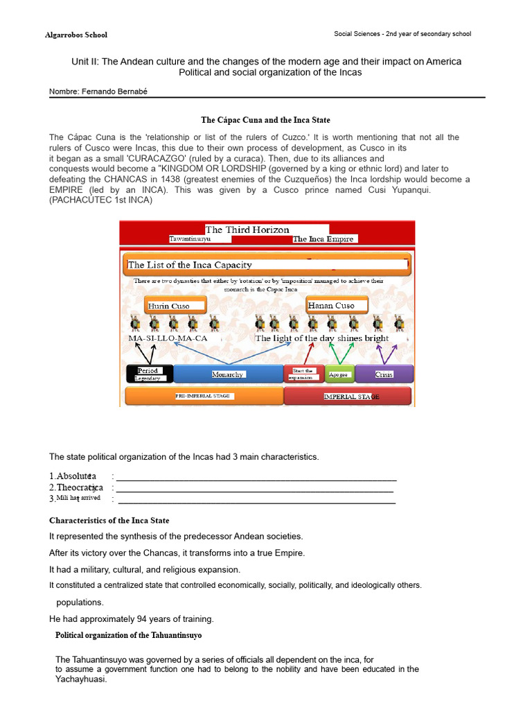 Inca Political and Social Organization | PDF | Inca Empire | Indigenous ...