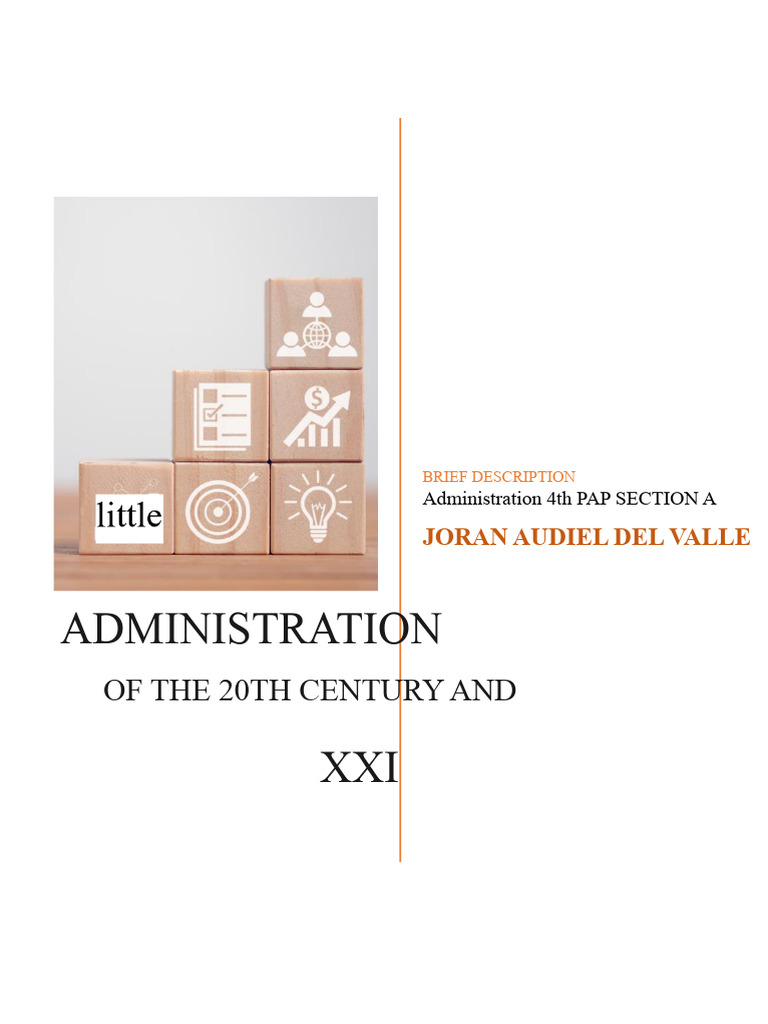 administration of the 20th and 21st centuries | PDF | Systems Theory ...