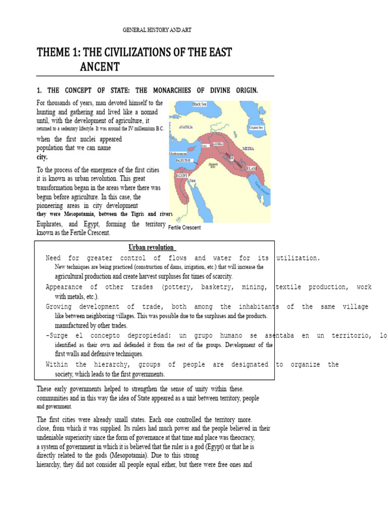 Theme 1. The Civilizations of Ancient East | PDF | Egyptian Pyramids ...