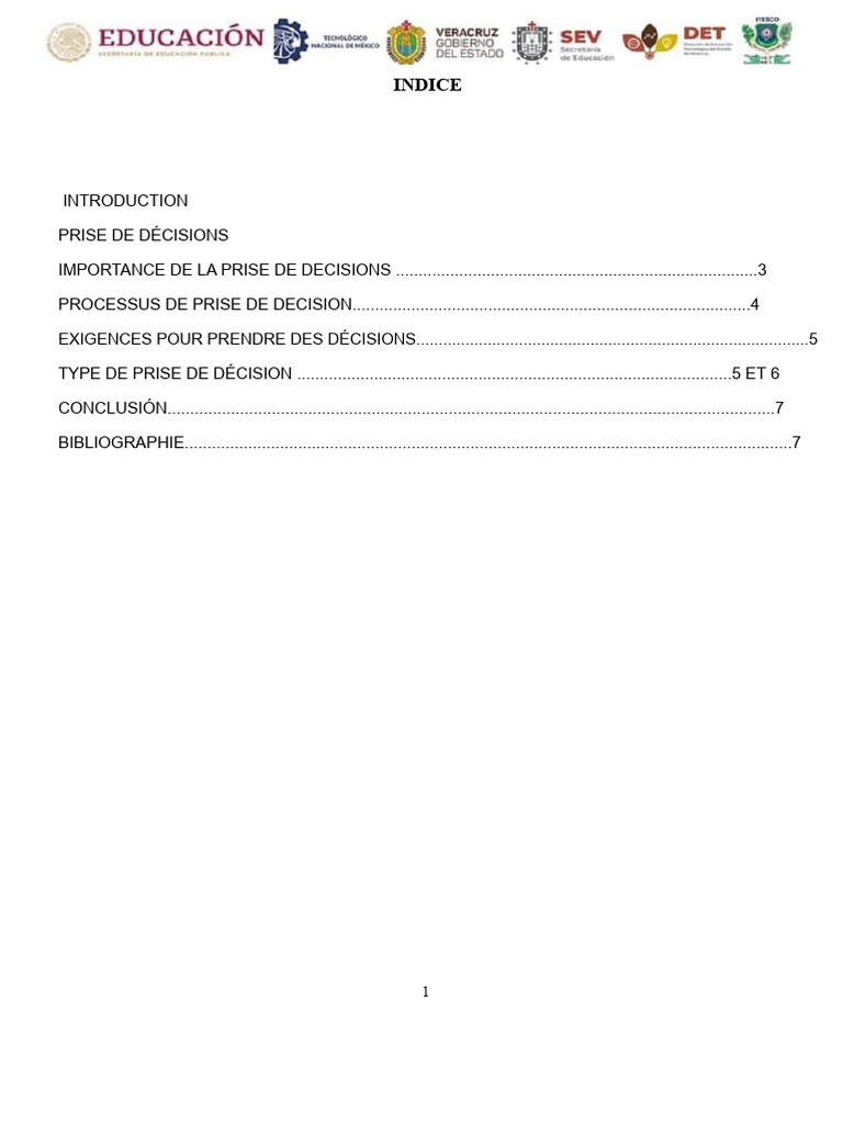 Guide sur la Prise de Décision Efficace | PDF | Prise de décision ...