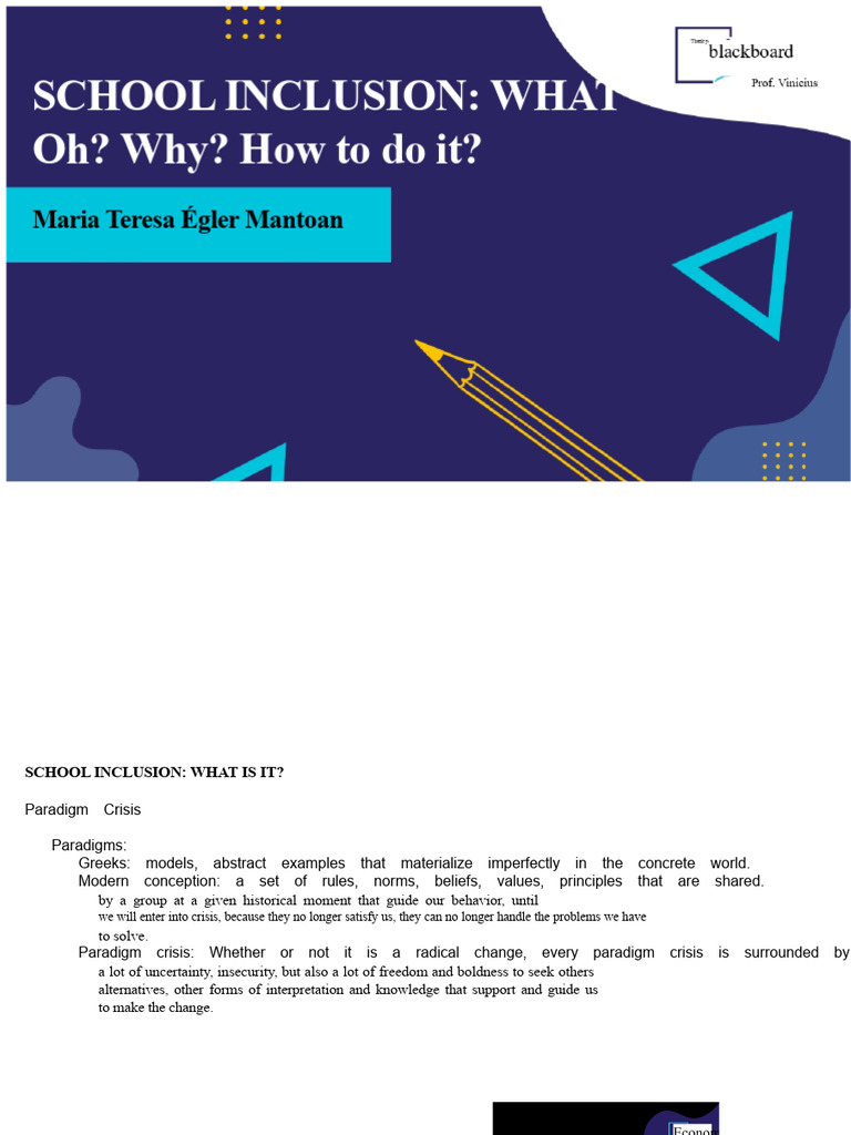 Understanding School Inclusion Strategies | PDF | Pedagogy | Inclusion ...