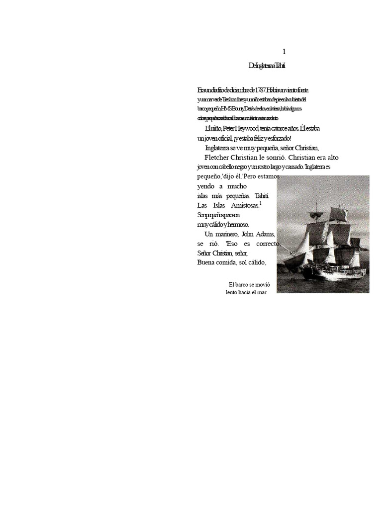 Motín en El Bounty | PDF | Motín a bordo | Hms Bounty
