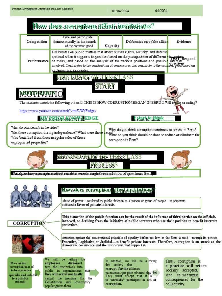 How does corruption affect institutions? | PDF | Corruption | Crimes