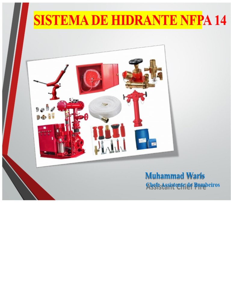 Sistema de Hidrantes NFPA 14: Guia Completo | PDF | Bomba | Válvula