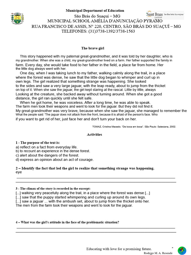 6th grade test | PDF