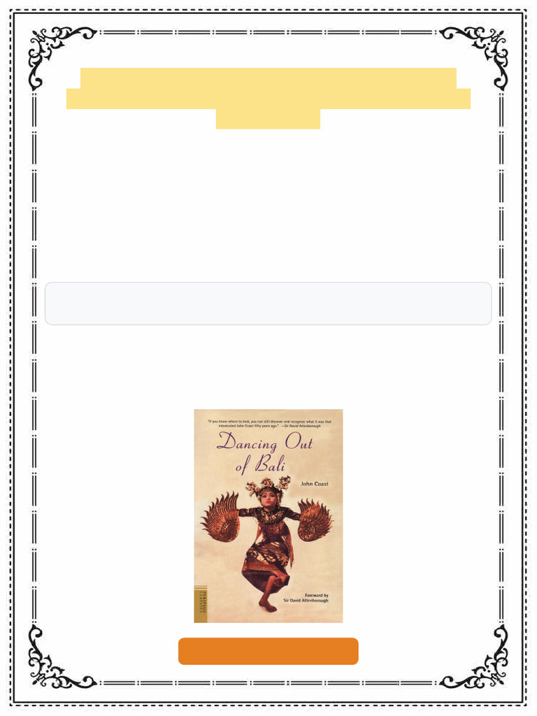 Dancing Out of Bali Periplus Classics Series John Coast ebook all pages ...