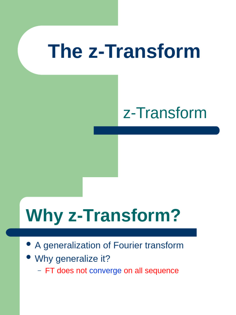 z-Transform | PDF | Mathematical Objects | Mathematical Physics