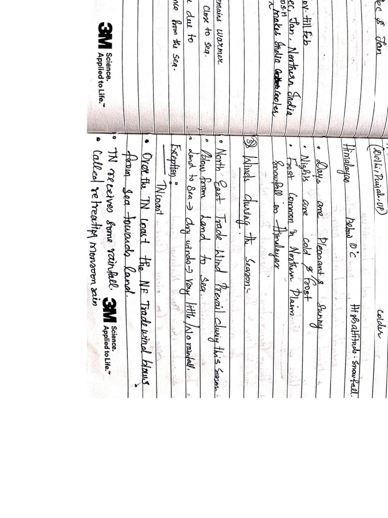 Geo - Climate Notes | PDF