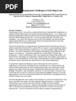 DOJO Room: Training for Manufacturing Skills | PDF | Change Management ...