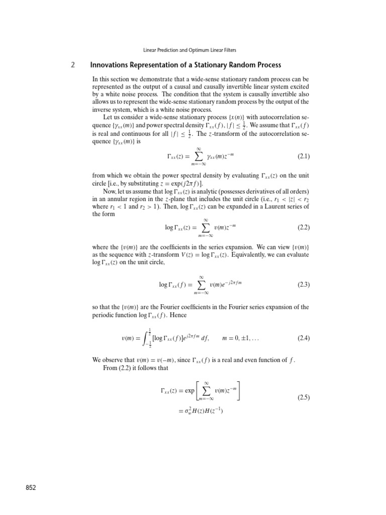 Unit 2 Text Book | PDF | Autoregressive Model | Mathematical Analysis