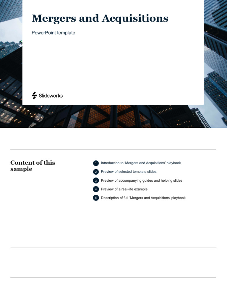 Merger Acquisitions 1 | PDF
