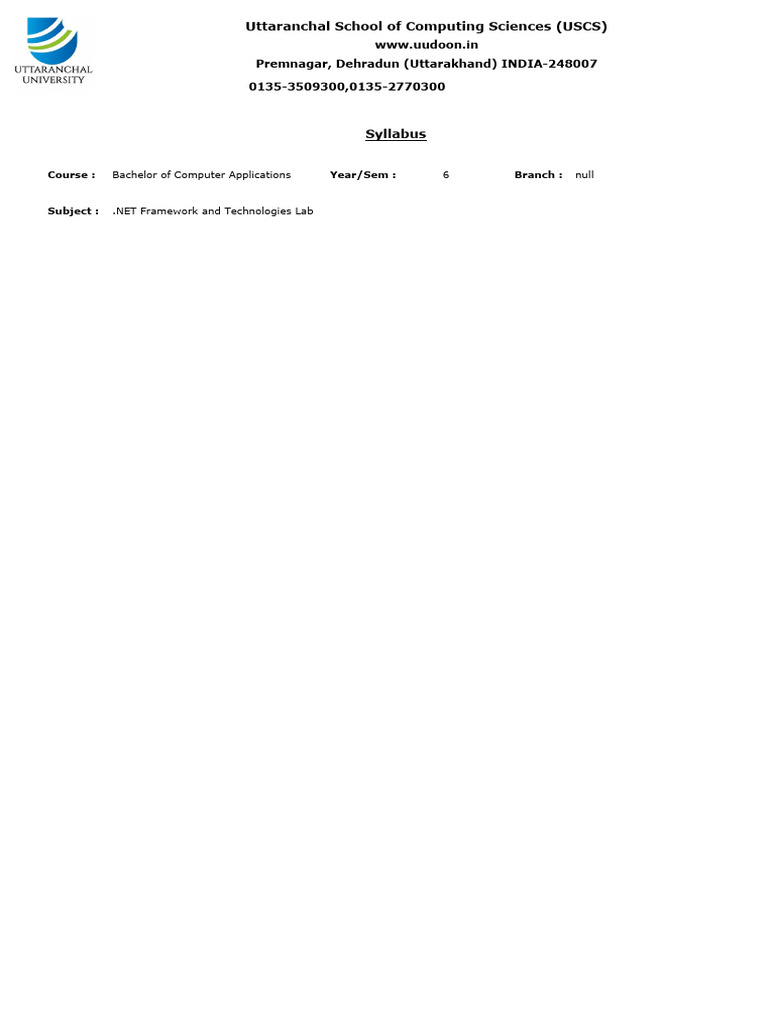 (.Net Framework and Technology) (Lab) | PDF | Databases | Constructor ...