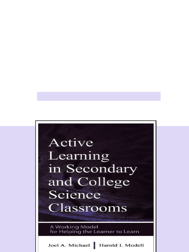 (Ebook) Active Learning in Secondary and College Science Classrooms: A Working Model for Helping ...