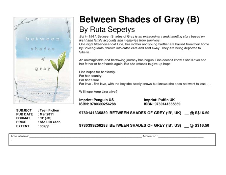 Between Shades of Gray PDF Guide | PDF