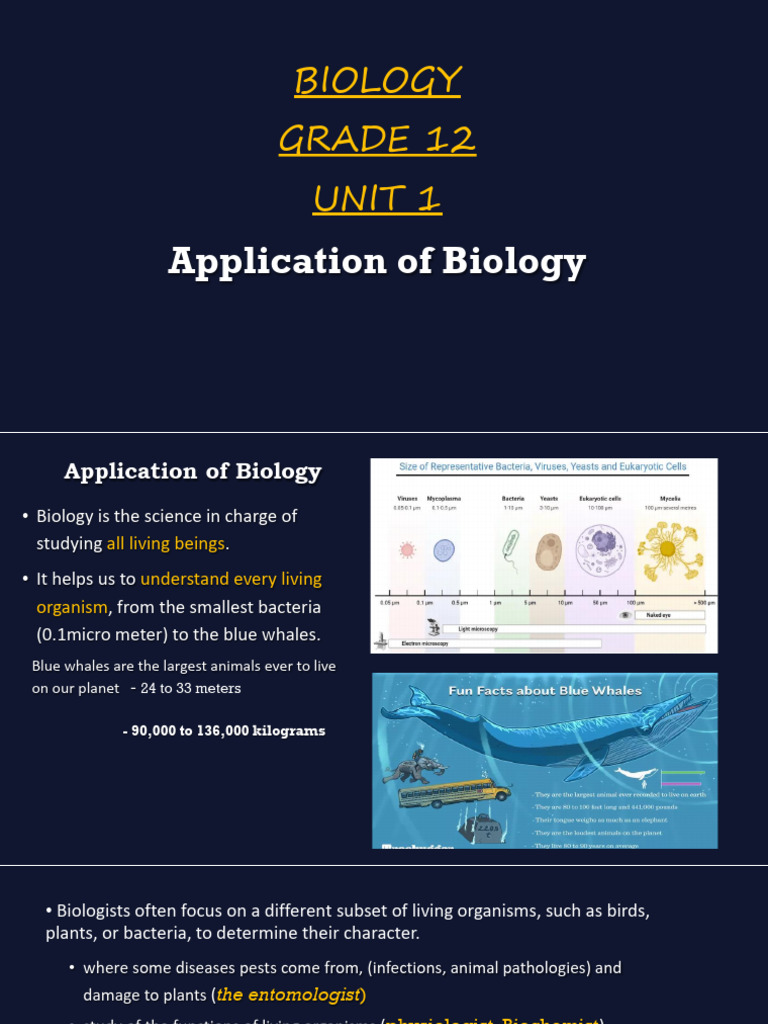 Biology Applications in Conservation & Sustainability | PDF | Sewage ...