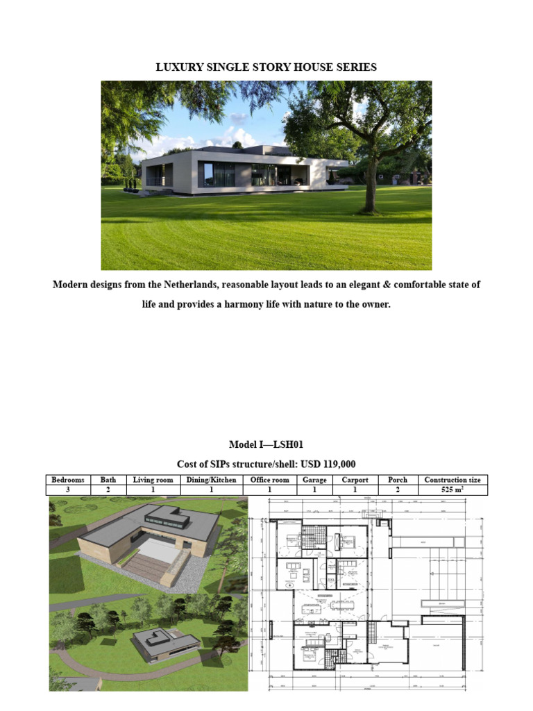Luxury Single Story House Models | PDF | Room | Bathroom