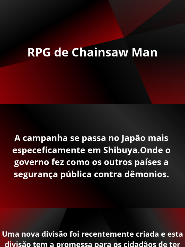 RPG Chainsaw Man: Aventura em Shibuya | PDF