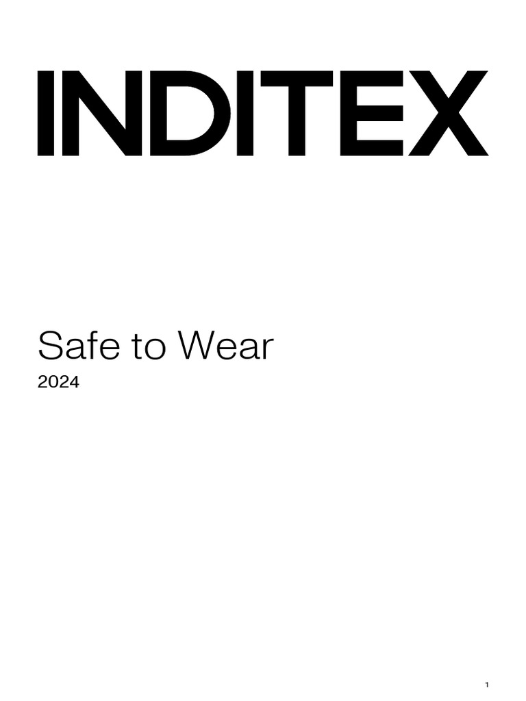 Safe to Wear Product Safety Standards | PDF | Textiles | Clothing