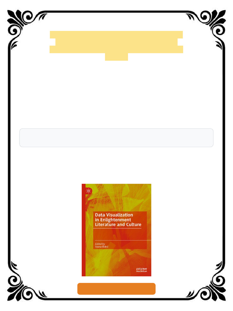 Data Visualization in Enlightenment Literature and Culture 1st Edition ...