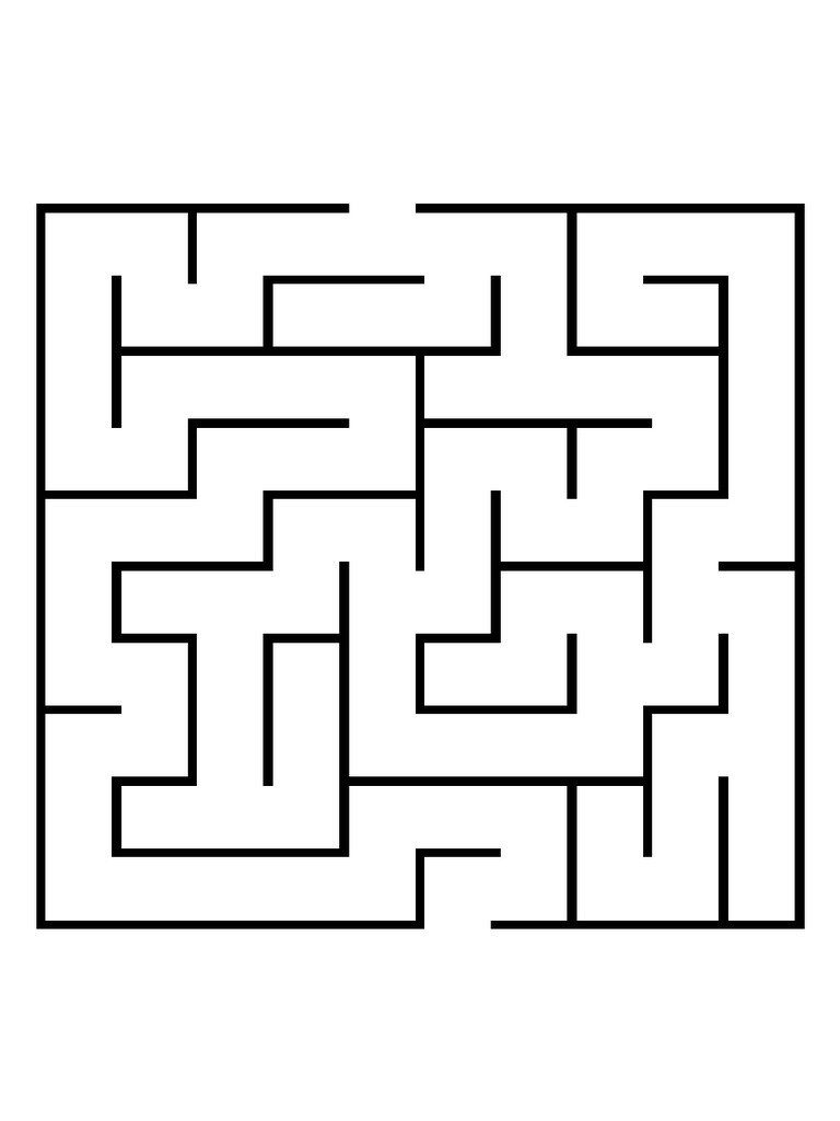 10 by 10 Orthogonal Maze | PDF